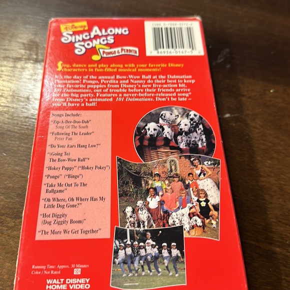 Disney | Accents | Disney Sing Along Songs 1 Dalmatians Pongo Perdita ...